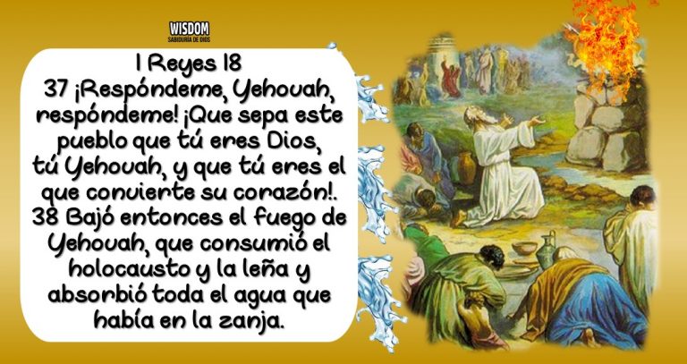 1 Reyes Capítulo 18 - Mosqueteros de Yehovah