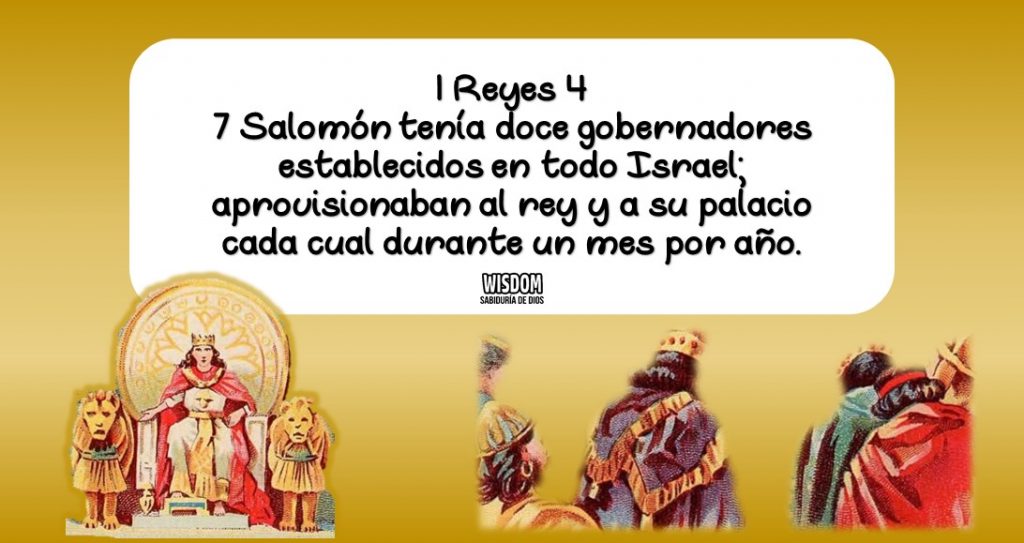 1 Reyes Capítulo 4 - Mosqueteros de Yehovah