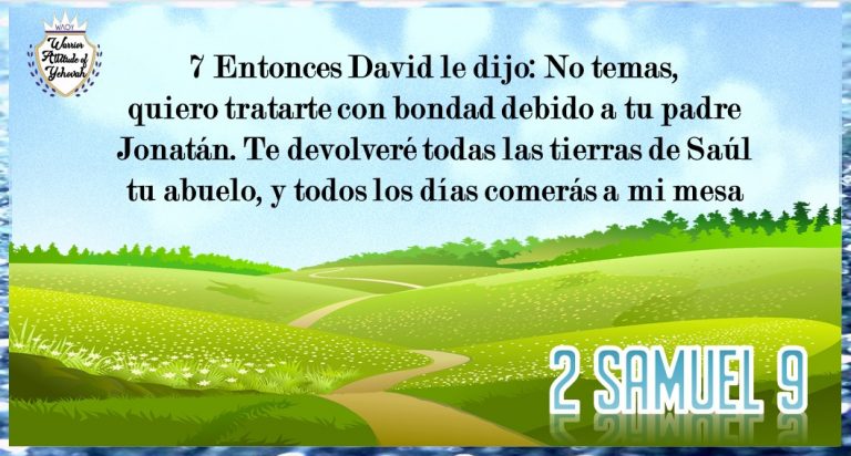 2 Samuel Capítulo 9 - Mosqueteros de Yehovah