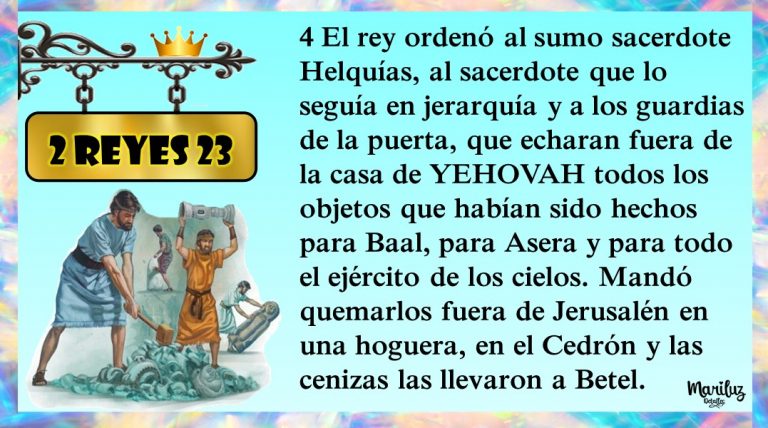 2 Reyes Capítulo 23 - Mosqueteros de Yehovah