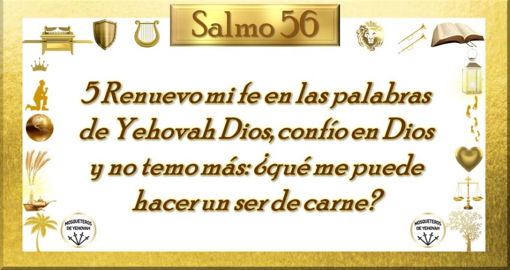 Salmos Capítulo 56 - Mosqueteros de Yehovah