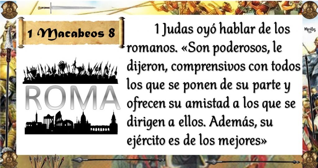 1 Macabeos Capítulo 8 - Mosqueteros de Yehovah