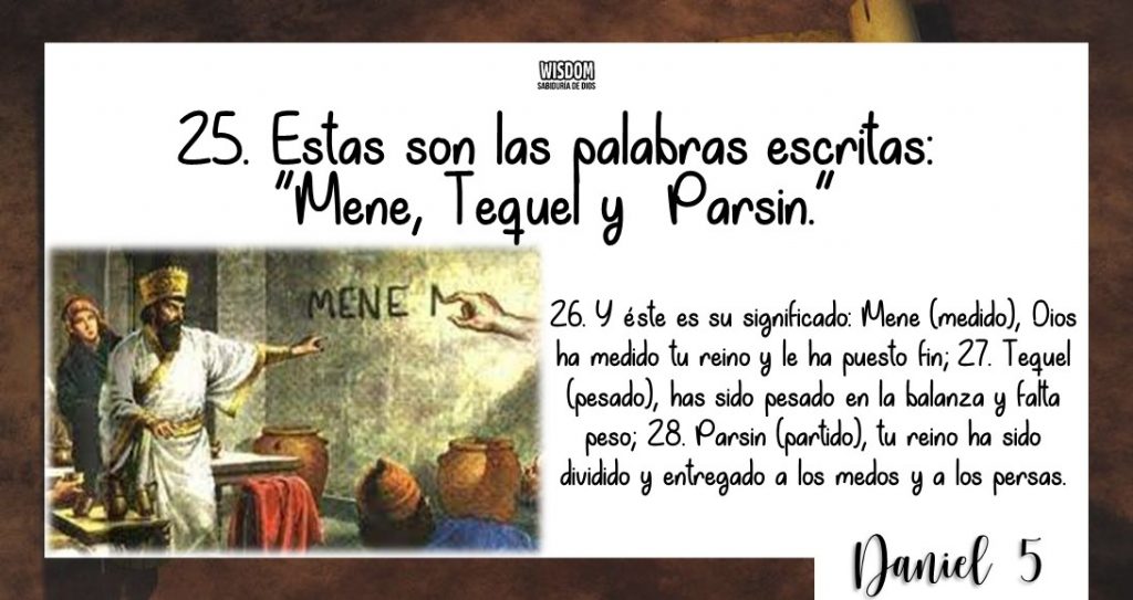 Daniel Capítulo 5 - Mosqueteros de Yehovah