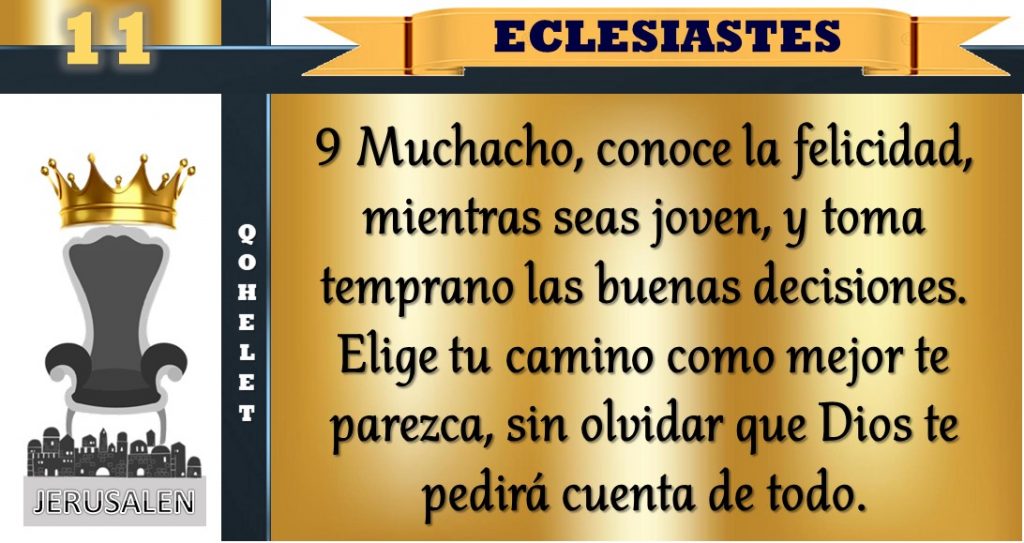 Eclesiastés Capítulo 11 - Mosqueteros de Yehovah