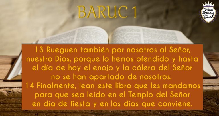 Baruc Capítulo 1 - Mosqueteros de Yehovah