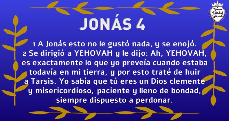 Jonás Capítulo 4 - Mosqueteros de Yehovah