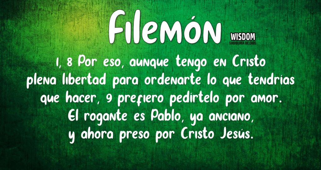 Filemón Capítulo 1 - Mosqueteros de Yehovah